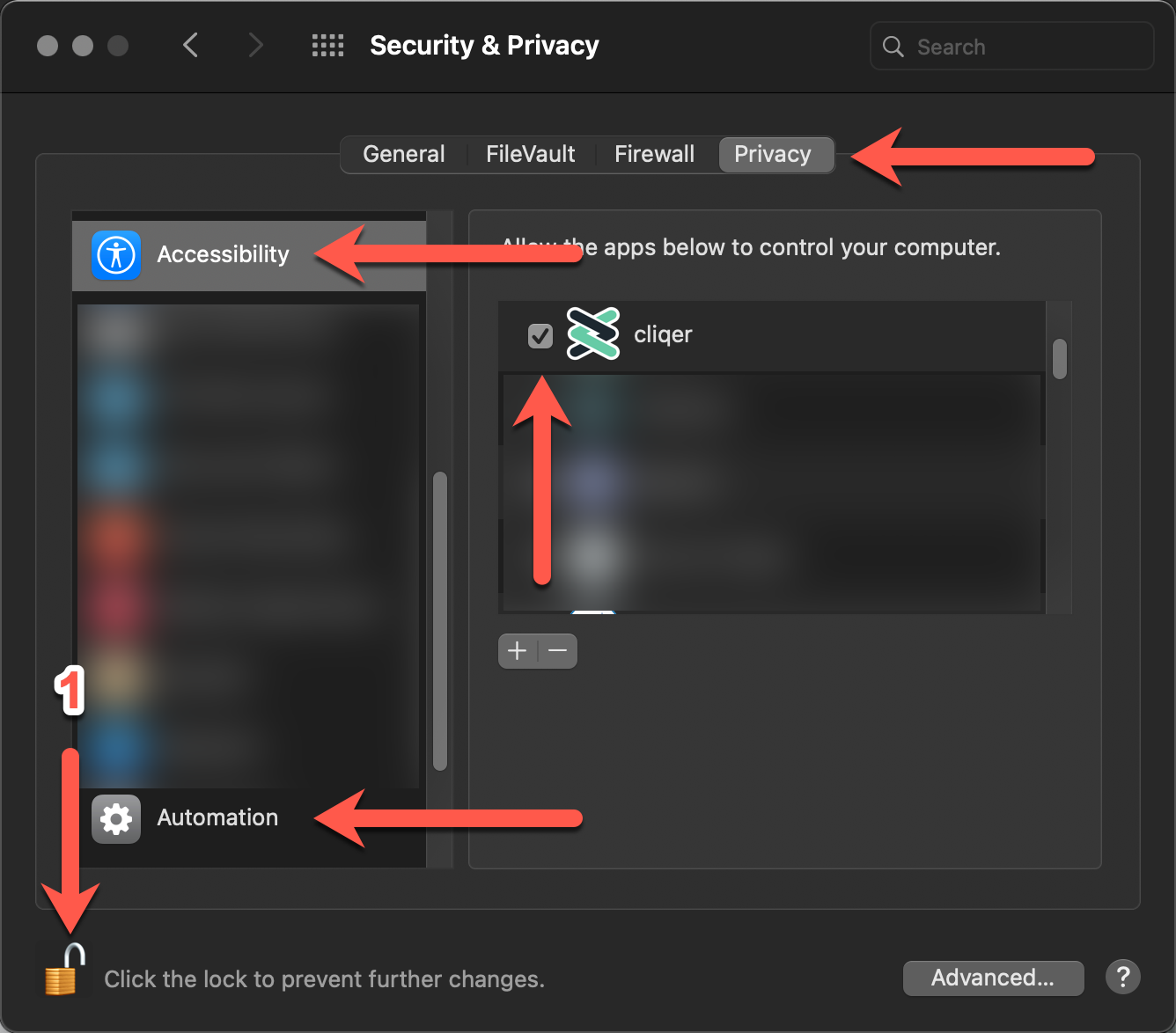 Cliqer Documentation for Mac - Remote Internet Clicker App